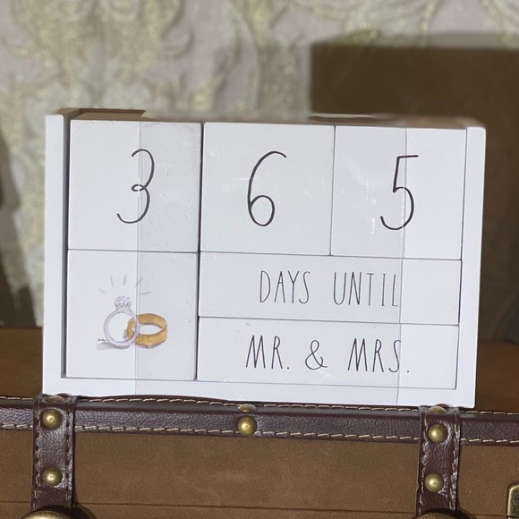 Rae Dunn | Office | Rae Dunn Wedding Perpetual Block Calendar | Poshmark